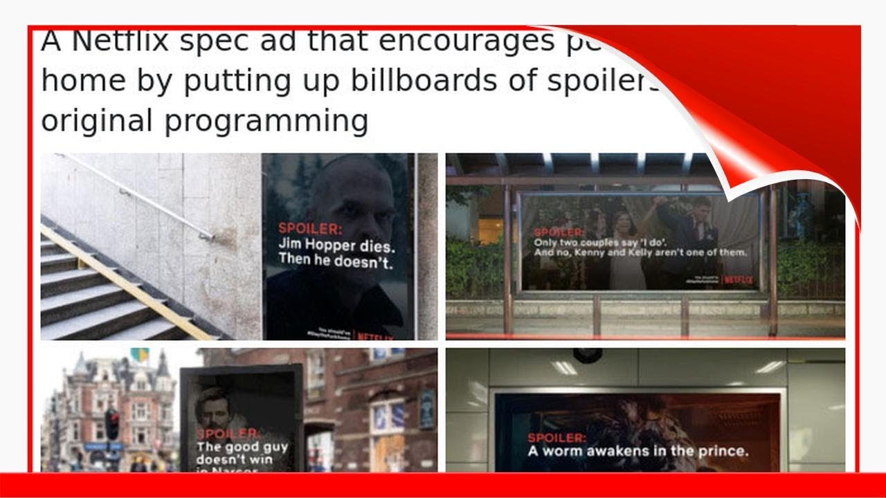 These 5 Billboards That Spoil Your Favorite Netflix Shows If You Leave ...
