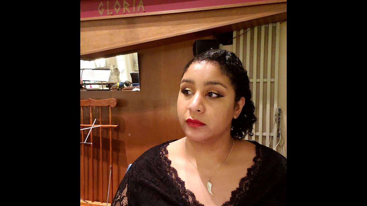 Soprano Sasha Massey, Pie Jesu duet, Service of Allen James Bourque - YouTube