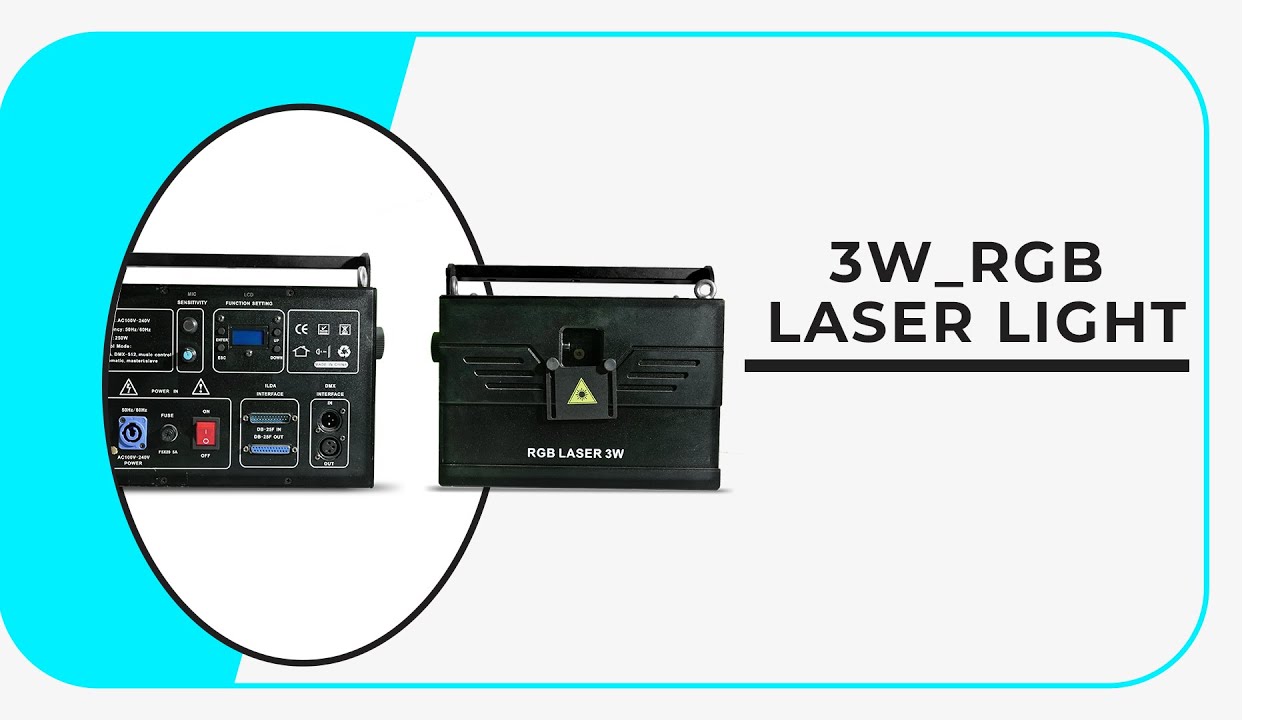 3W_RGB LASER LIGHT 3WATT KLL 3W - YouTube