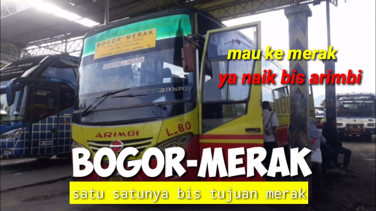 BUS ARIMBI BOGOR MERAK TERMINAL BOGOR - YouTube