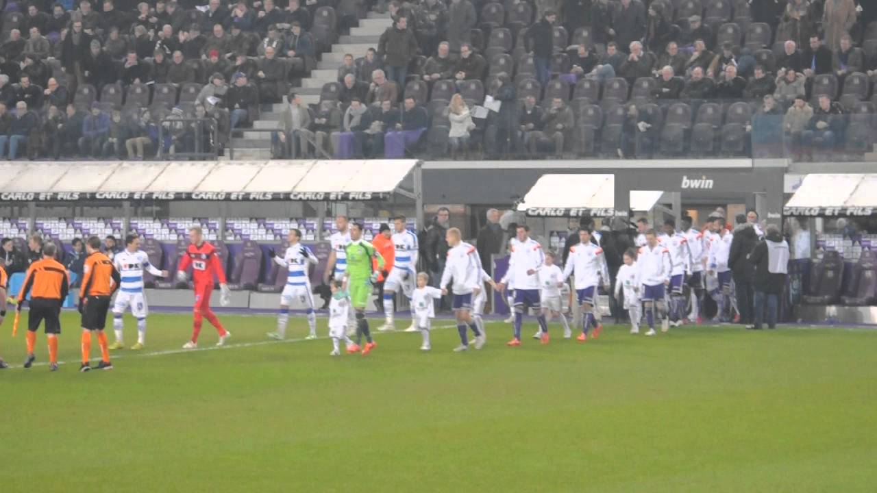 Cofidis Cup Semi Final Anderlecht-Gent Line-Up - YouTube