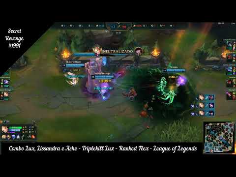Combo Lux, Lissandra e Ashe... Ranked Flex... League of Legends