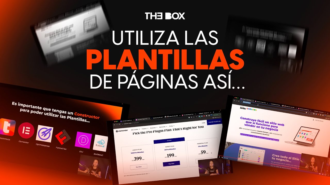 ¿Cómo utilizar las Plantillas de Páginas de The Box? Ep 05 - YouTube