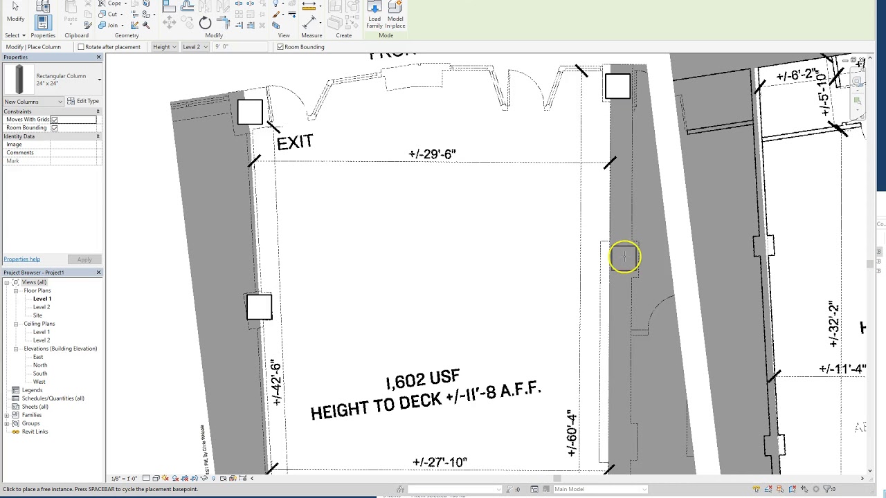 court square in Revit lesson 1 - YouTube