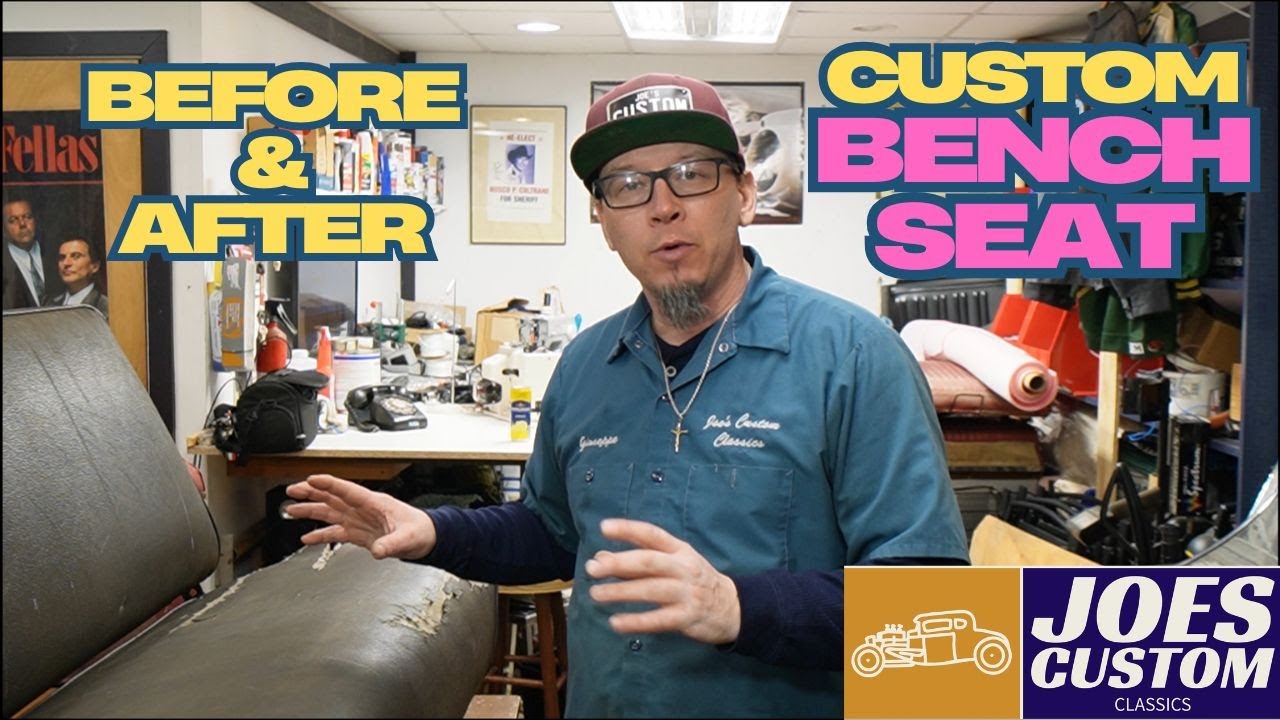 How to make custom bench seats. - YouTube
