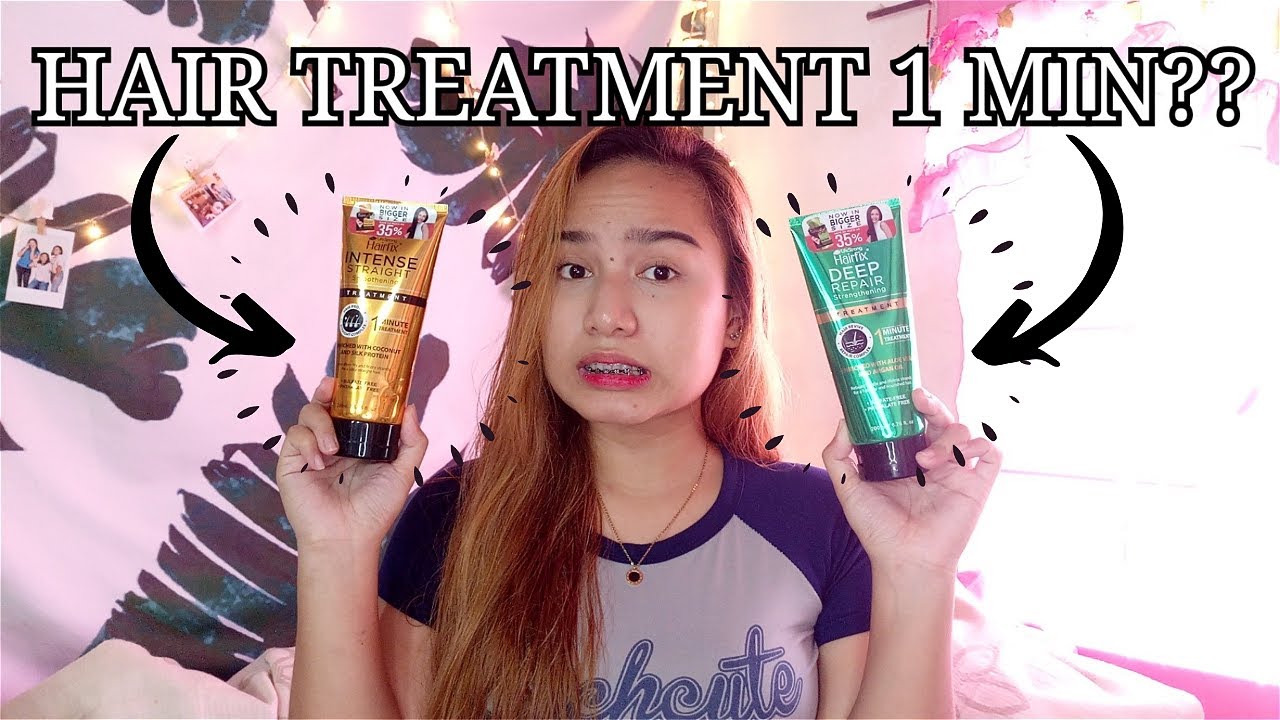HAIRFIX HAIR TREATMENT IN 1 MINUTE????| Red J| Philippines - YouTube