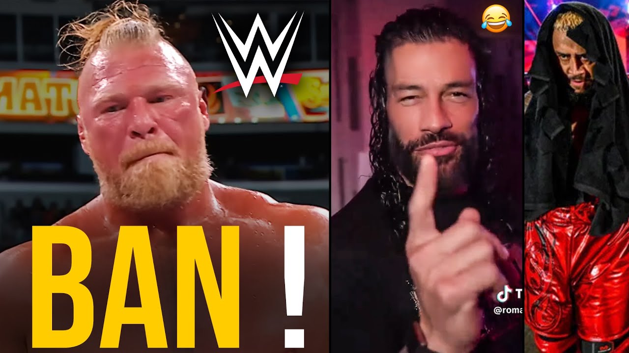 WTF! WWE Banned BROCK Lesnar FOREVER 😭| Roman Reigns NEW Child Rumour is FAKE, WWE News - YouTube