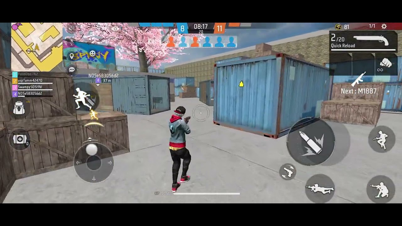 free fire max gameplay #74 | garena free fire | battle royale ...