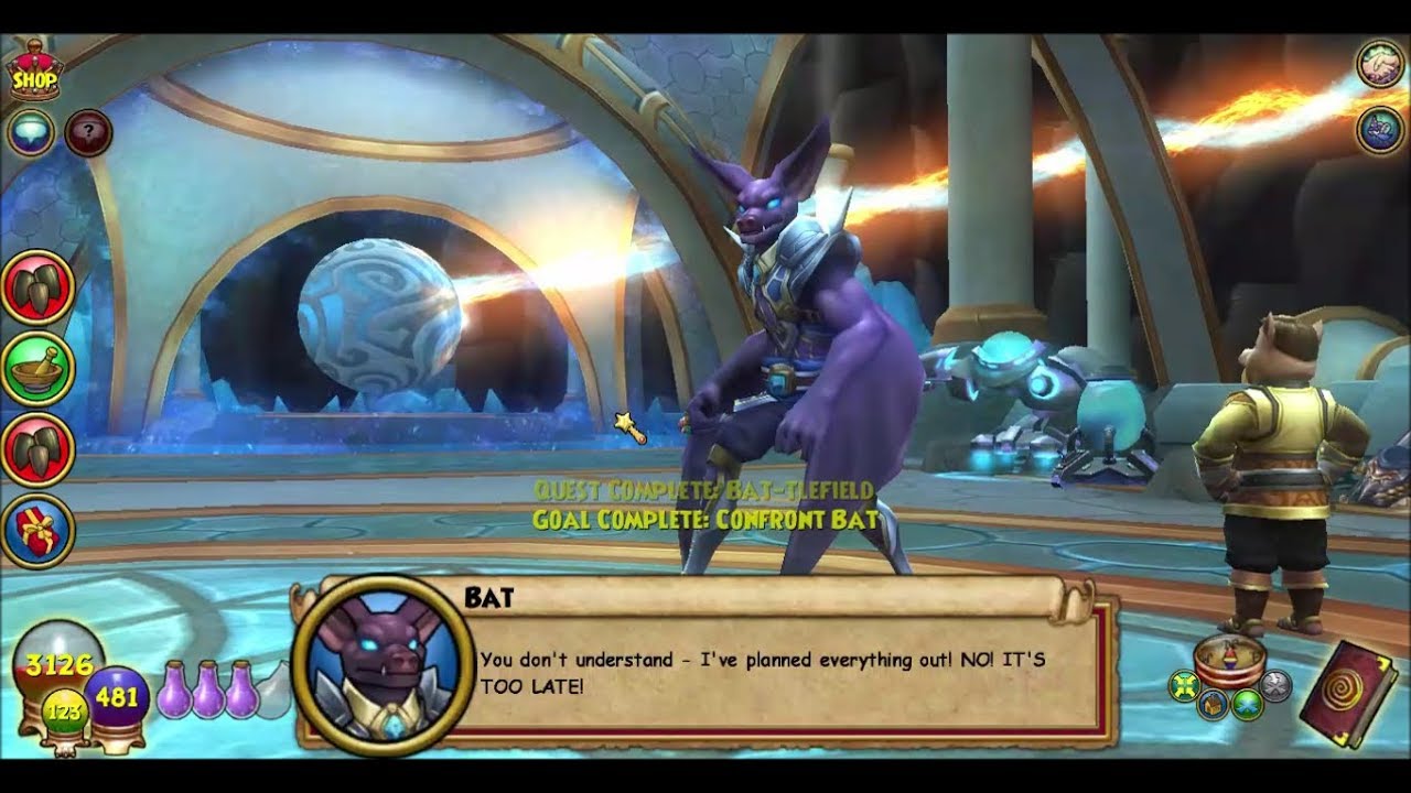 Wizard101 Empyrea Part 1 solo The Bat (#18) - YouTube