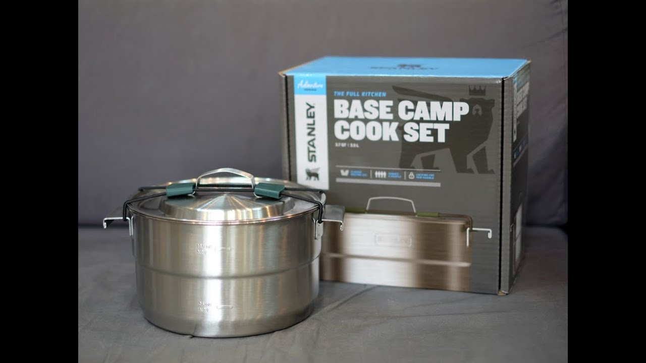 Stanley Base Camp Cook set unboxing 🏕️ - YouTube