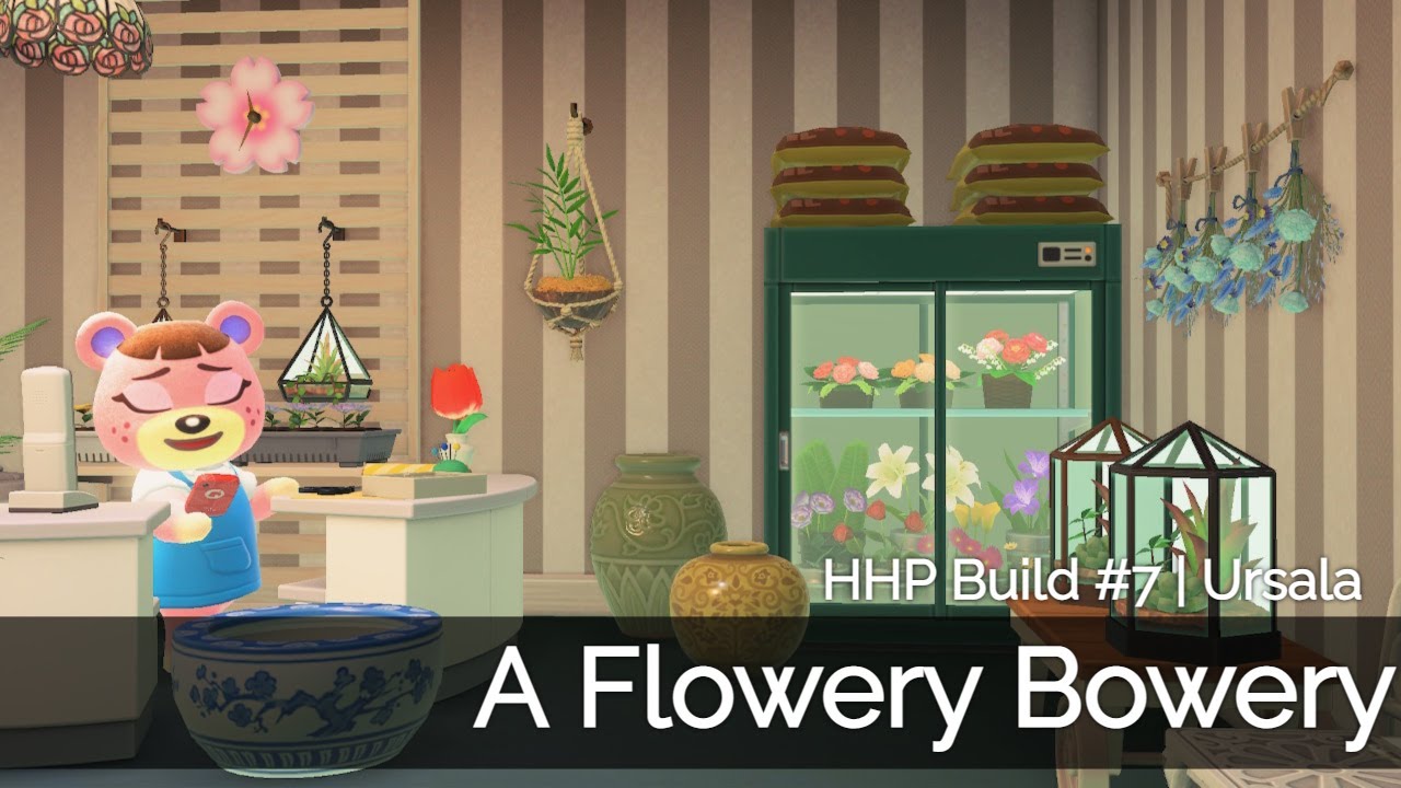 ACNH HHP Build #7 | Ursala - A Flowery Bowery - YouTube
