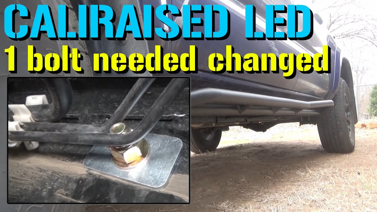 Cali Raised LED Rock Slider - Slight Install Adjustment - YouTube