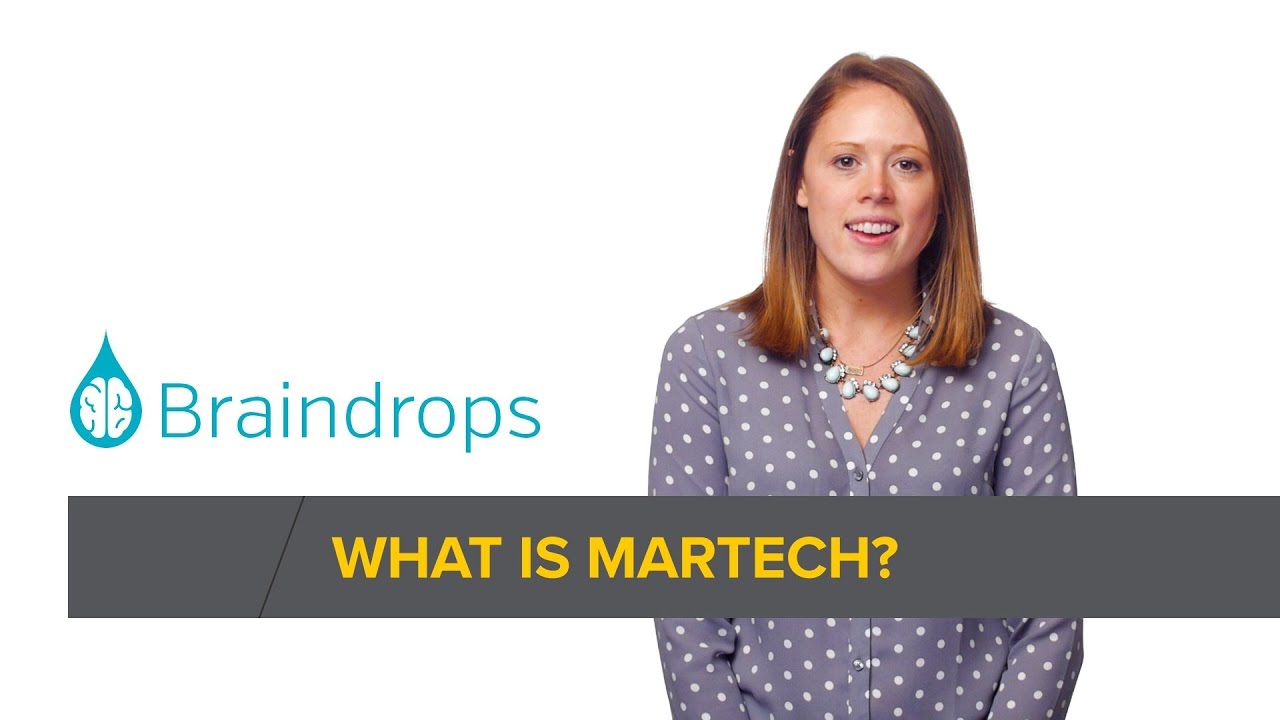 Braindrops: What Is Marketing Technology? - YouTube