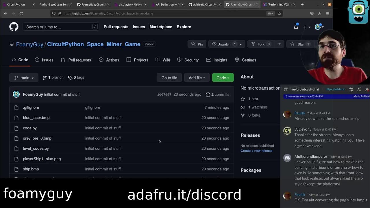 CircuitPython - Game Jam - Space Miner - YouTube