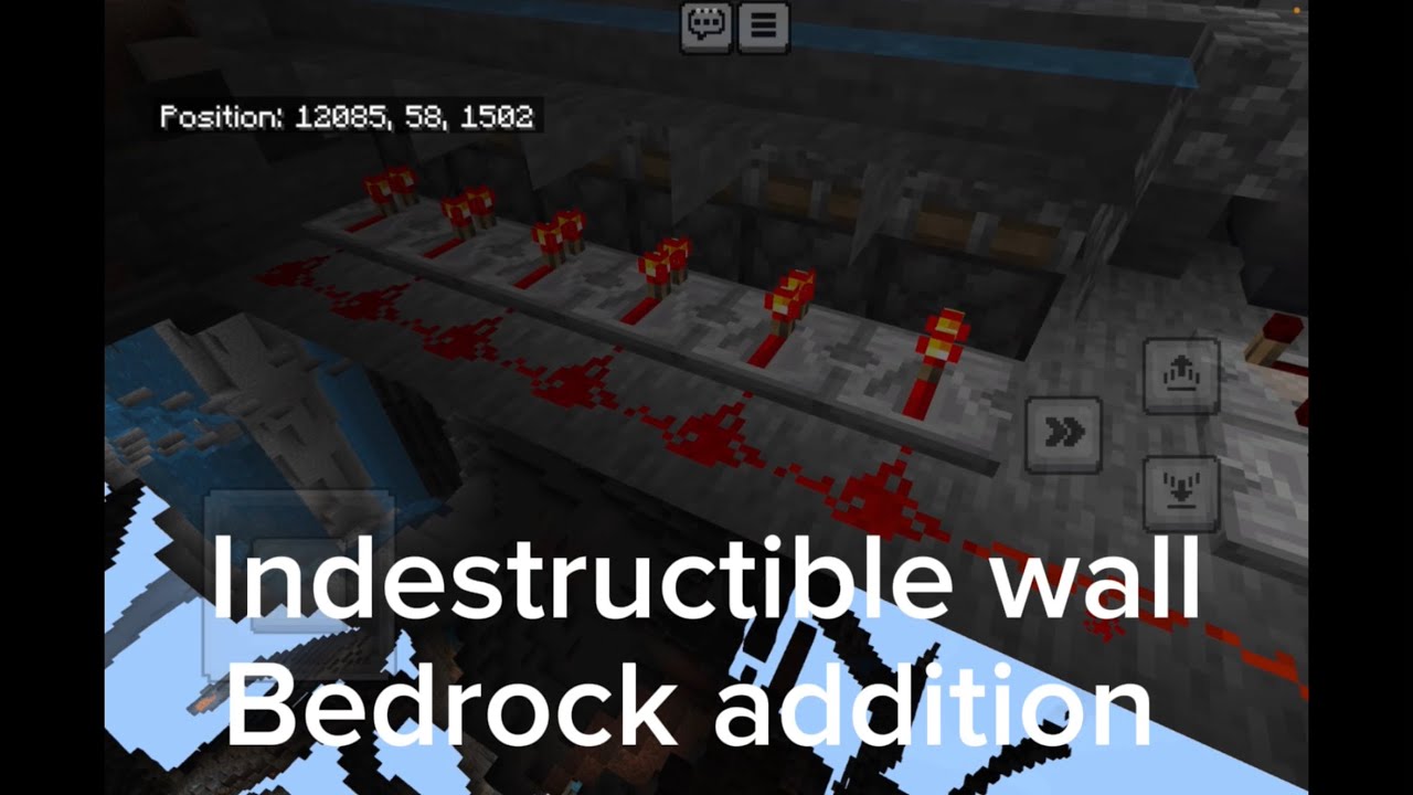 How to make a indestructible cobblestone wall in Minecraft bedrock ...