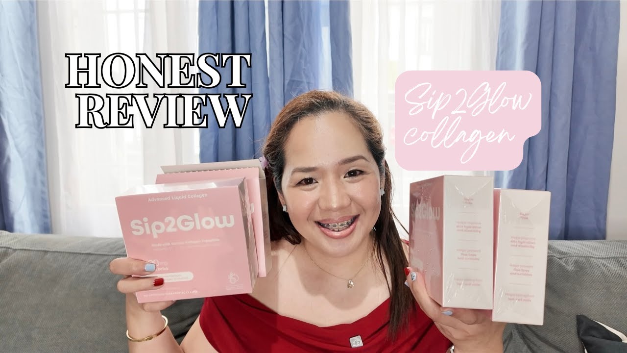 SIP2GLOW COLLAGEN DRINK HONEST REVIEW - YouTube