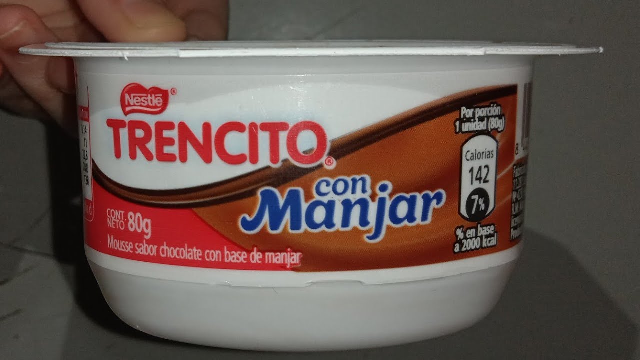 Trencito mousse con manjar - YouTube