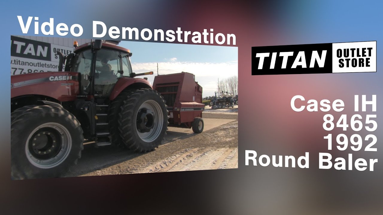 Case IH 8465, Hyd PU Lift, Auto Twine Wrap, 540 PTO Baler Sold on ELS ...