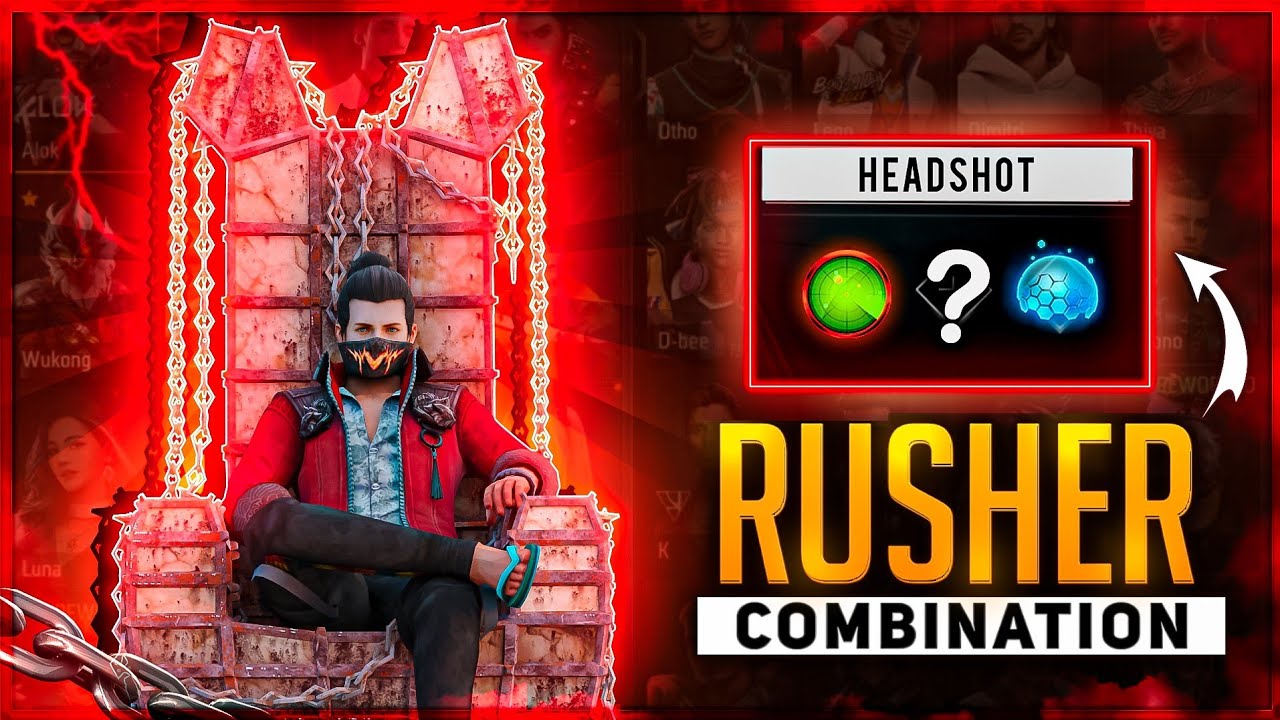 Secret Rusher Skill Combination In Free Fire || Best Character ...