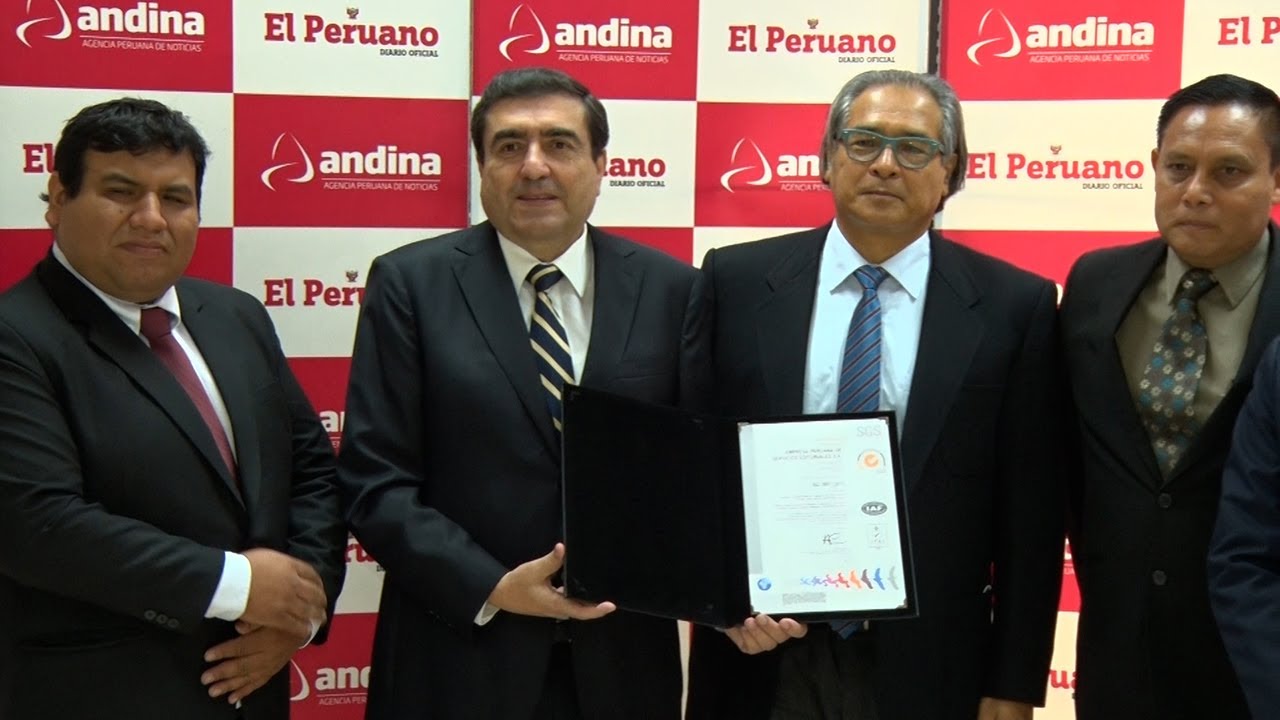 Editora Perú recibe certificado ISO 9001:2015 - YouTube