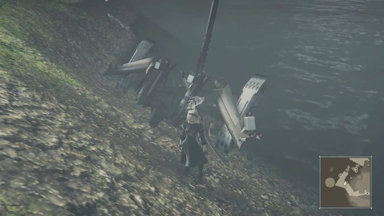 NieR: Automata - 2B and her flight unit - YouTube