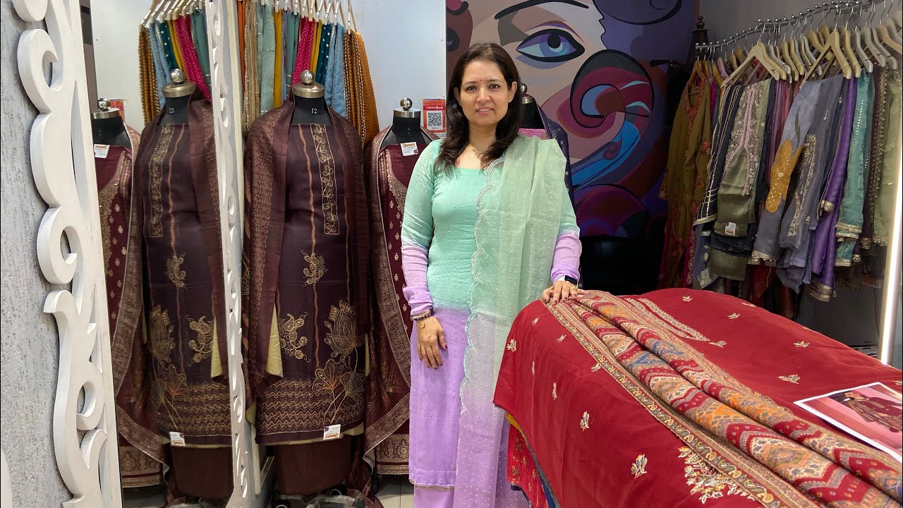 Most trending Khaddi shawls with Kashmiri work pashmina suits ...