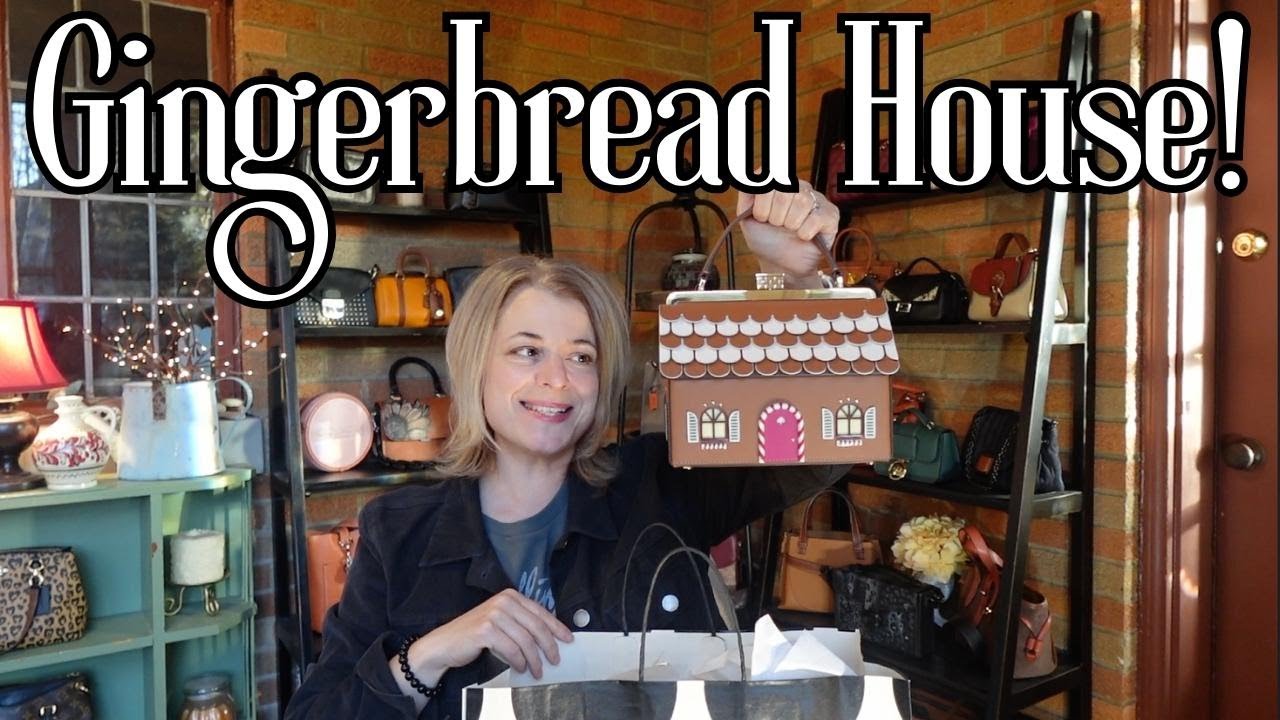 Kate Spade Gingerbread House (Details Up Close) - YouTube