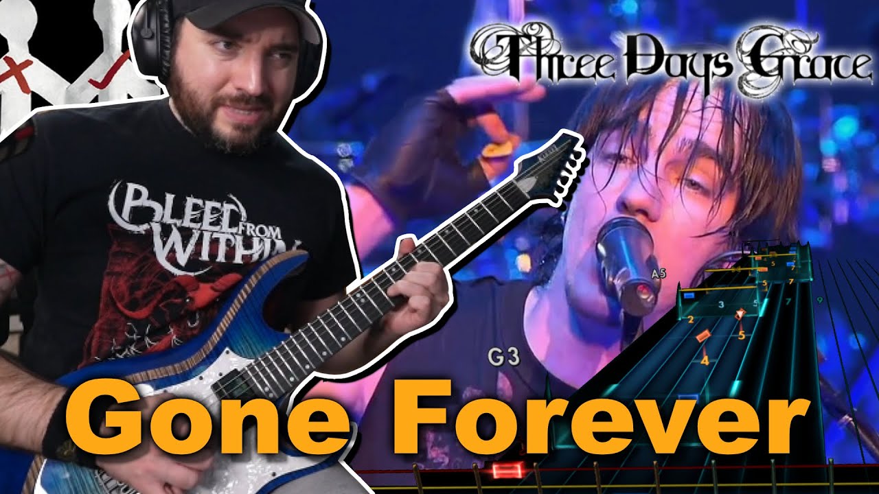 Three Days Grace - Gone Forever | Rocksmith Guitar Cover - YouTube