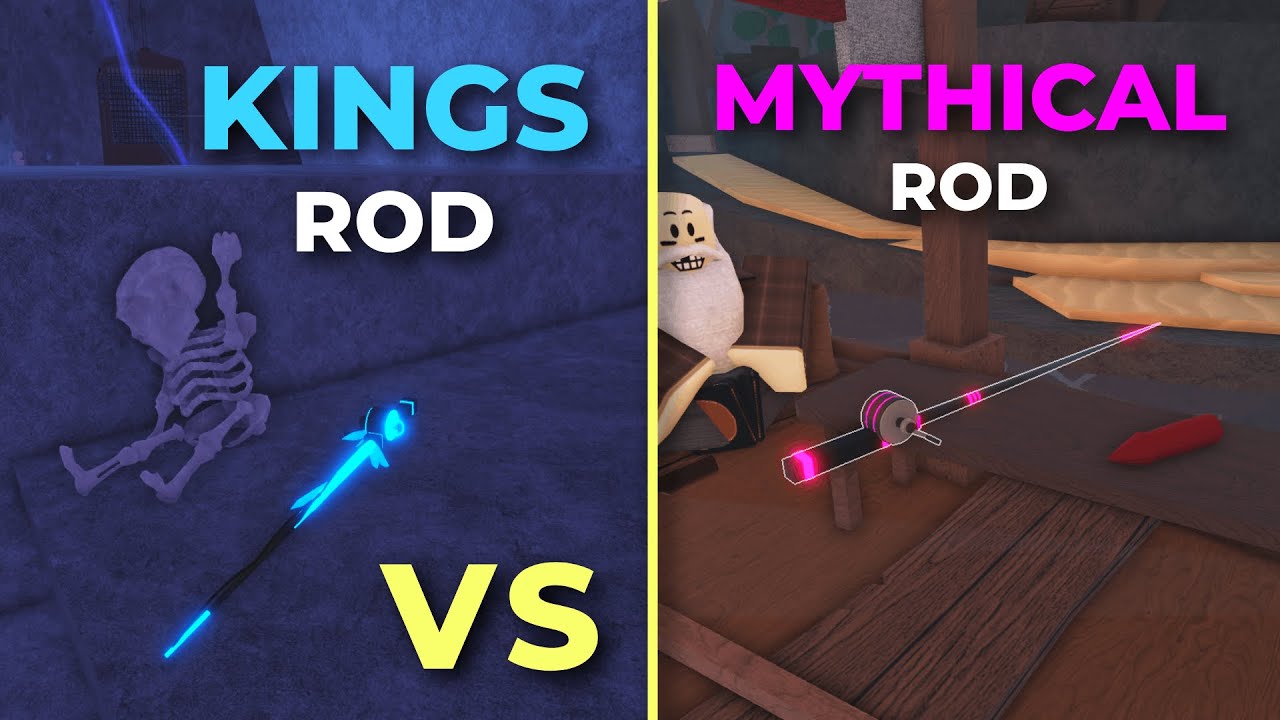 Kings Rod VS Mythical Rod | Fisch - YouTube