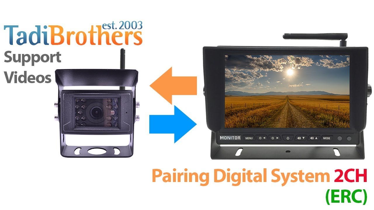 Pairing the 2 channel digital RV Camera system SKU90113 and SKU90137 ...