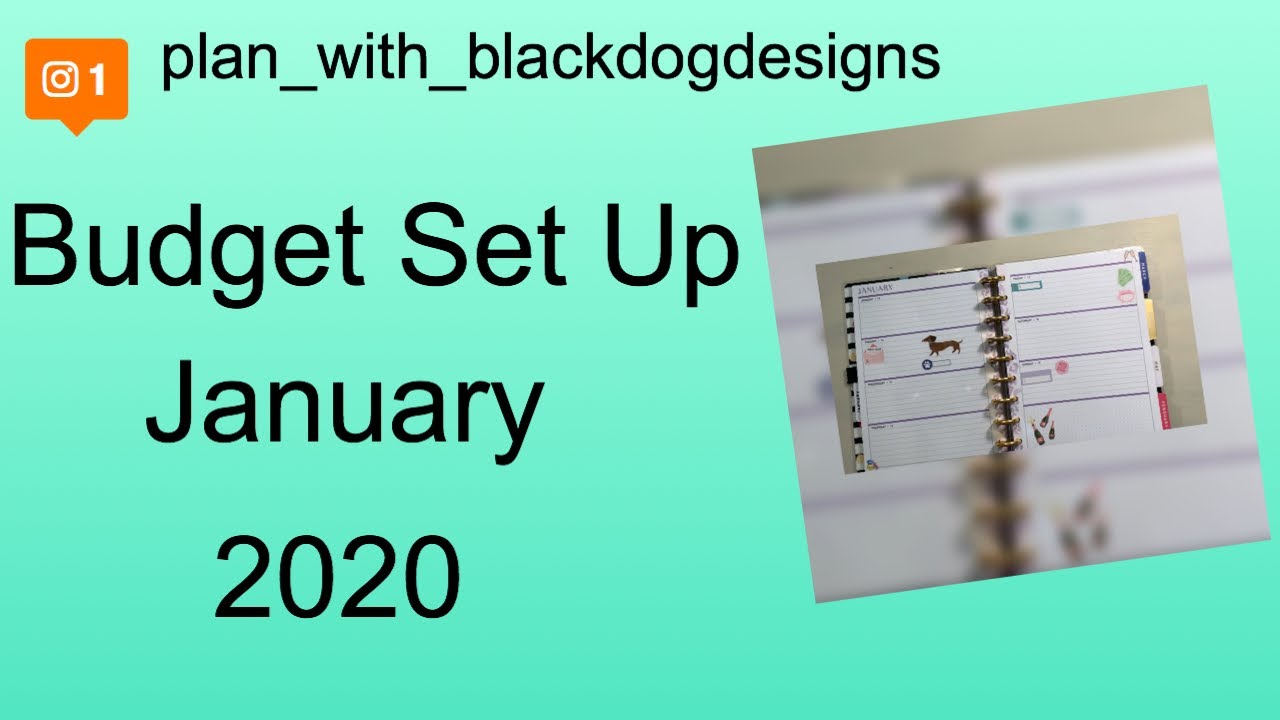 Budget Set Up With Me | January 2020 - YouTube