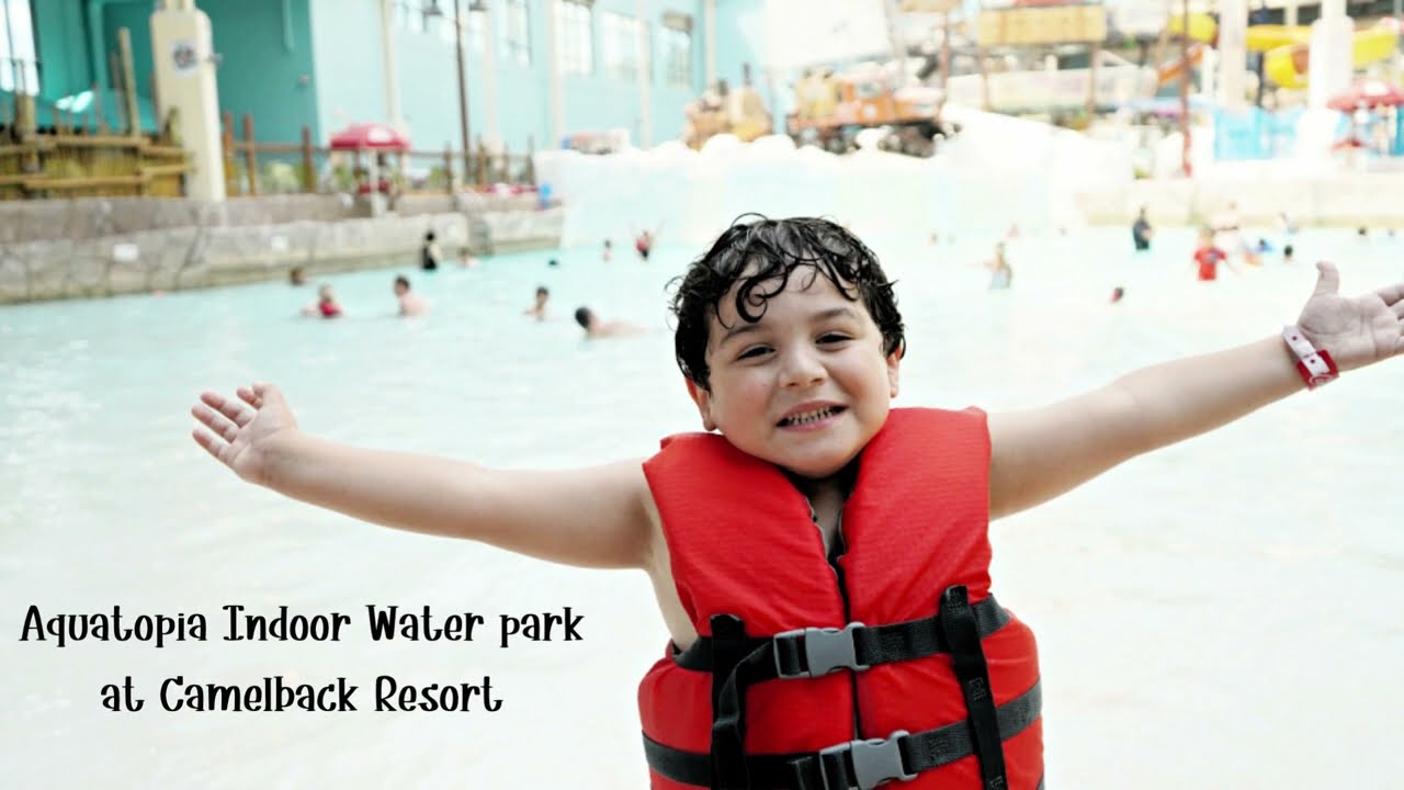 Aquatopia Indoor Water park at Camelback Resort - YouTube
