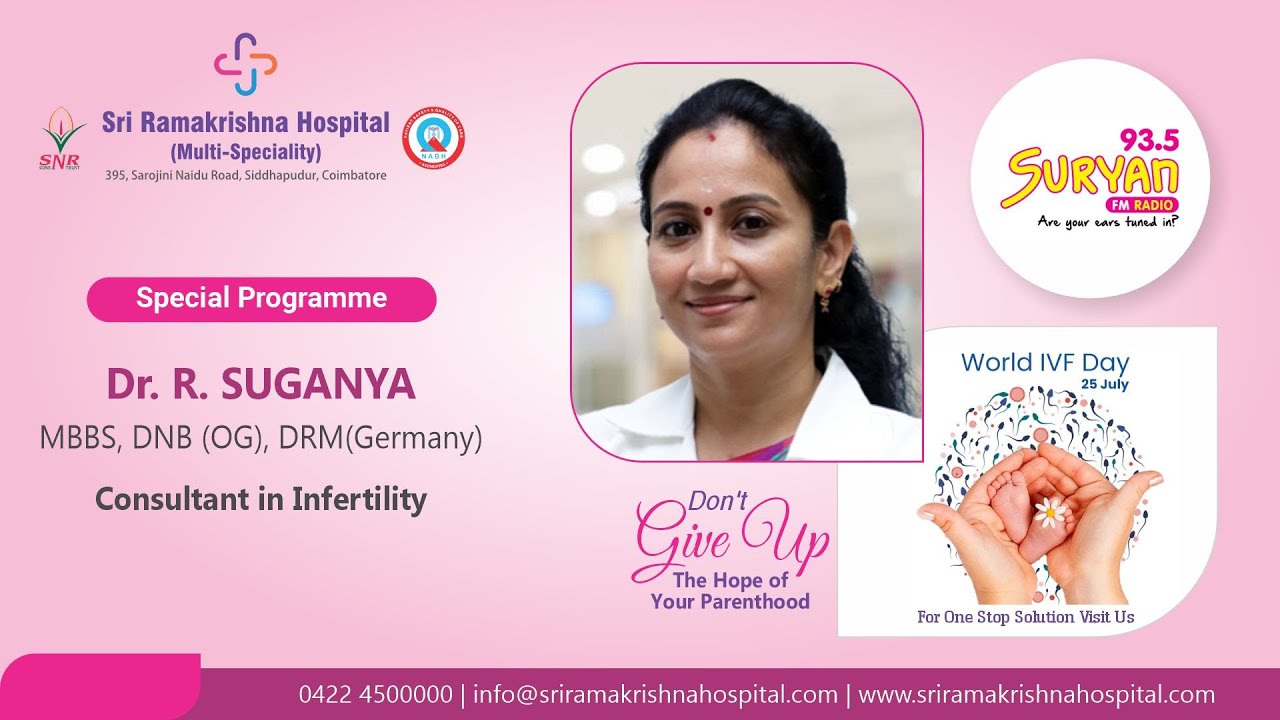 Dr. R. SUGANYA | Consultant in Infertility | Book an Appointment - 0422 ...