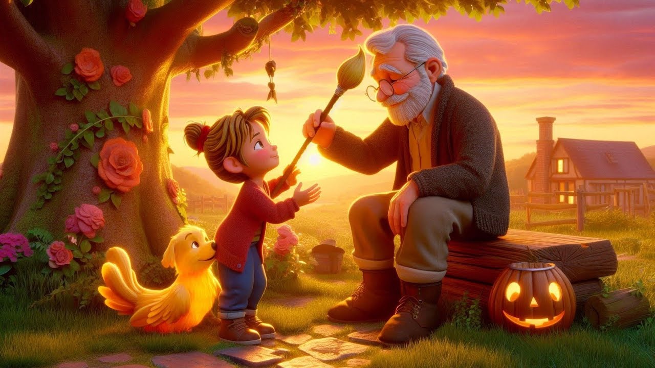 The Magic Paintbrush – A Beautiful 3D Animated Kids Story | Moral Story ...