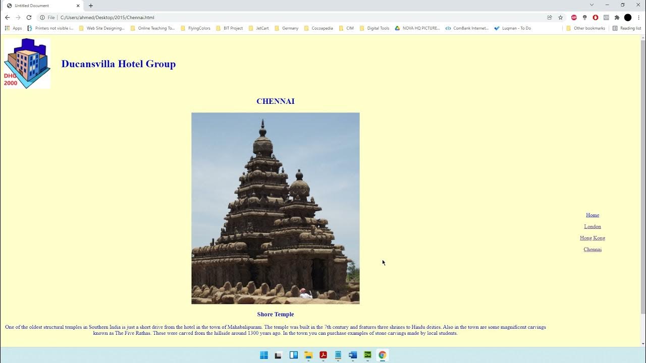 2015 - Web Authoring- Part 2 - Edexcel IGCSE ICT Practical Exam - YouTube