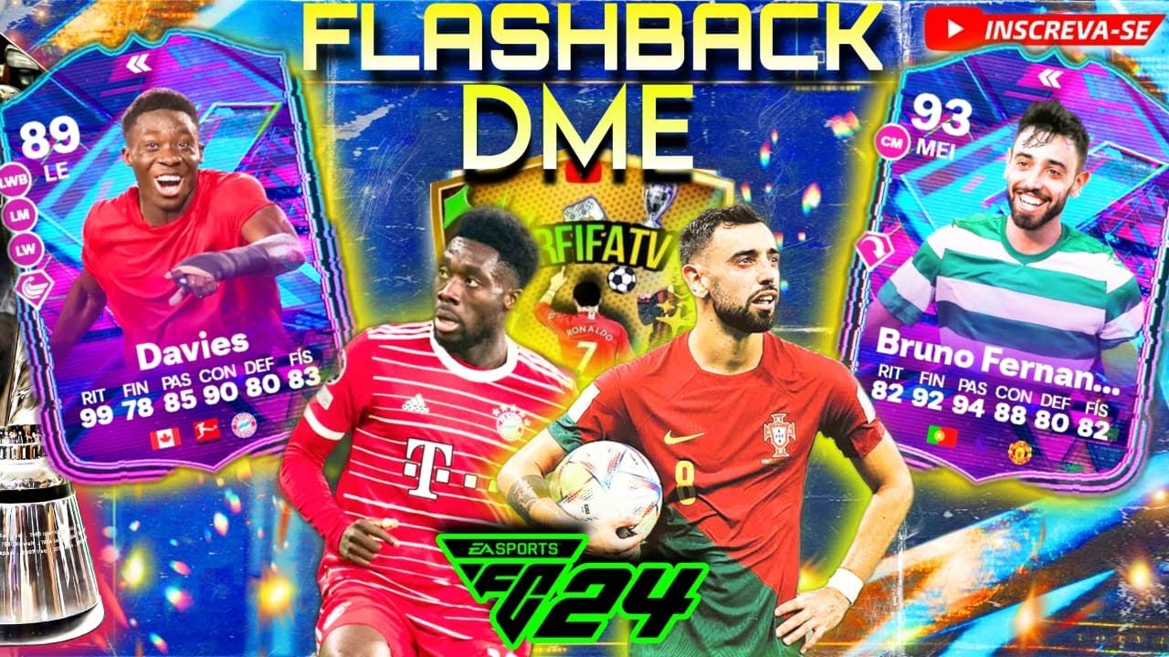 ️⚽️ANÁLISE FLASHBACK DAVIES 89 E BRUNO FERNANDES 93! FC 24 ULTIMATE ...