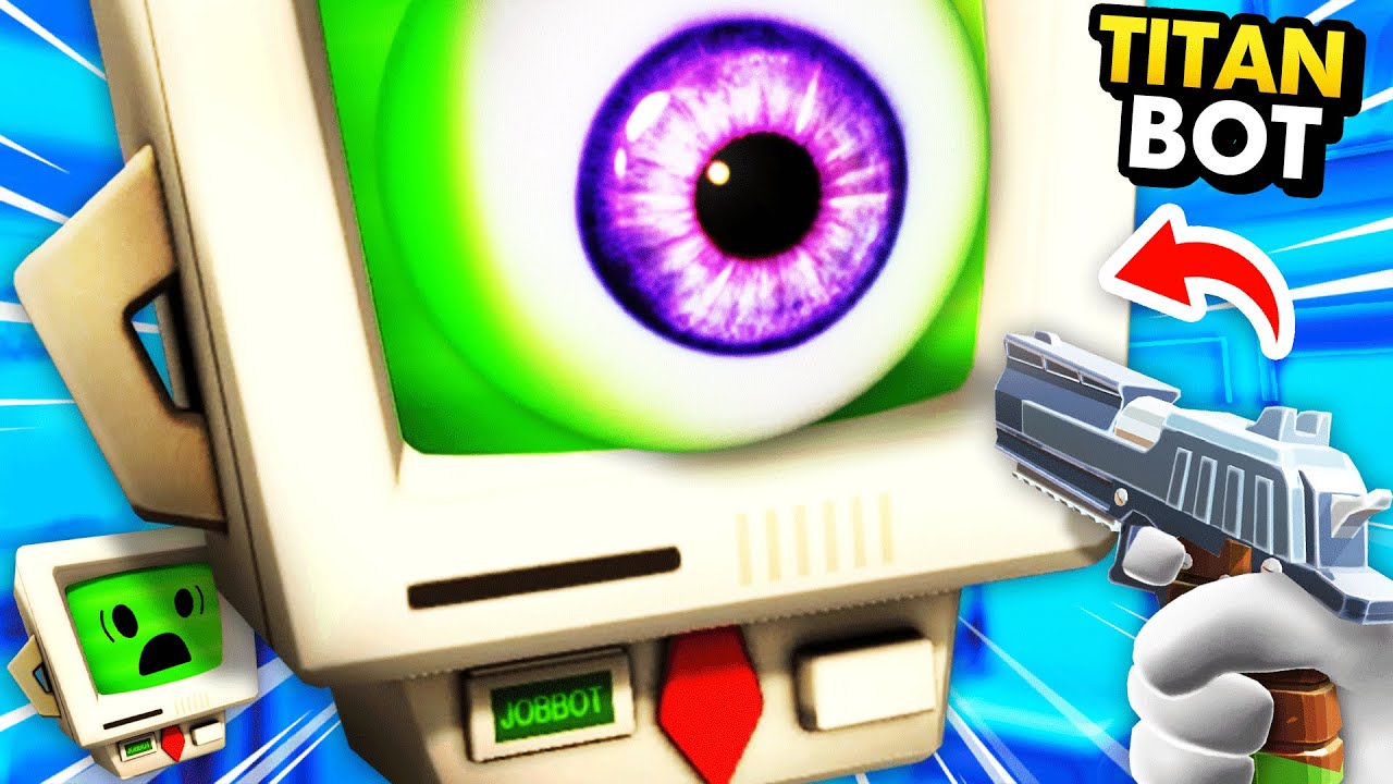 NEW Can We Destroy SECRET TITAN JOB BOT In VR? (Job Simulator VR Funny ...