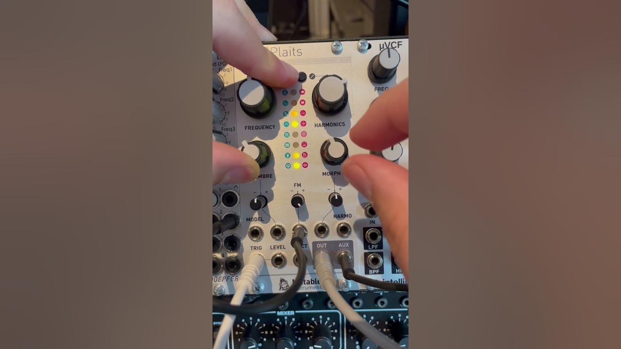 Patch the Plaits by Mutable Instruments #modularsynth #synthesizer #musicproducer - YouTube