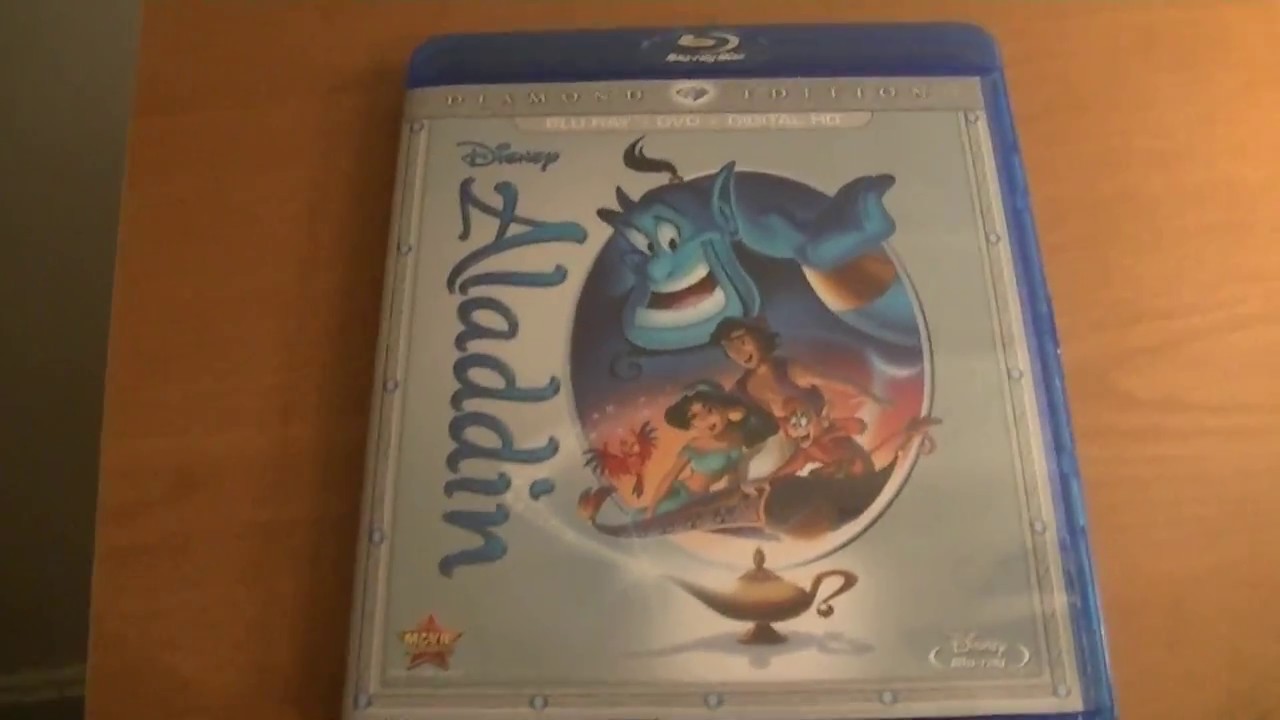 Aladdin Diamond Edition - Blu-Ray/DVD Combo Pack Unboxing! - YouTube