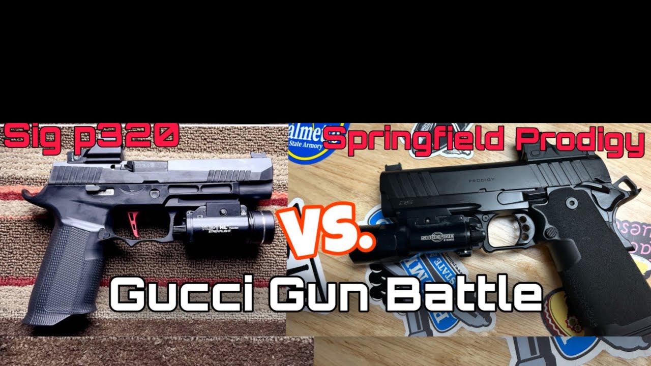 Gucci gun battle -Springfield Prodigy vs. Sig P320 Icarus precision ...