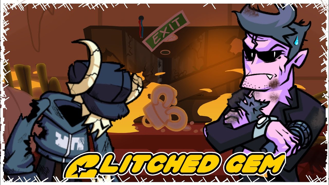 Friday Ninght Funkin' pibby corrupted Glitched gem Tabi vs Daddy ...