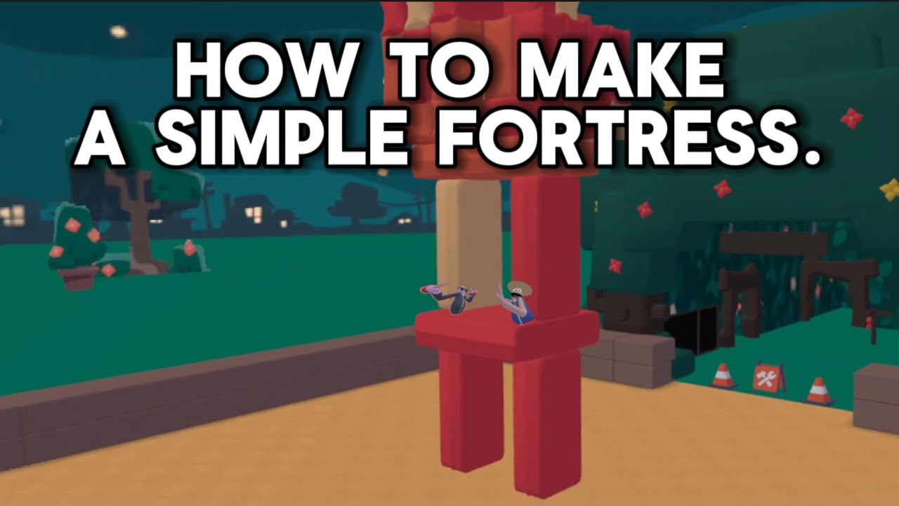 How to make a simple Fortress | Yeeps Hide And Seek - YouTube