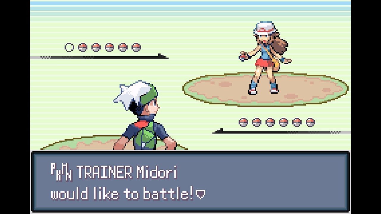 Pokemon Parallel Emerald • Trainer Midori - Froster Island - YouTube