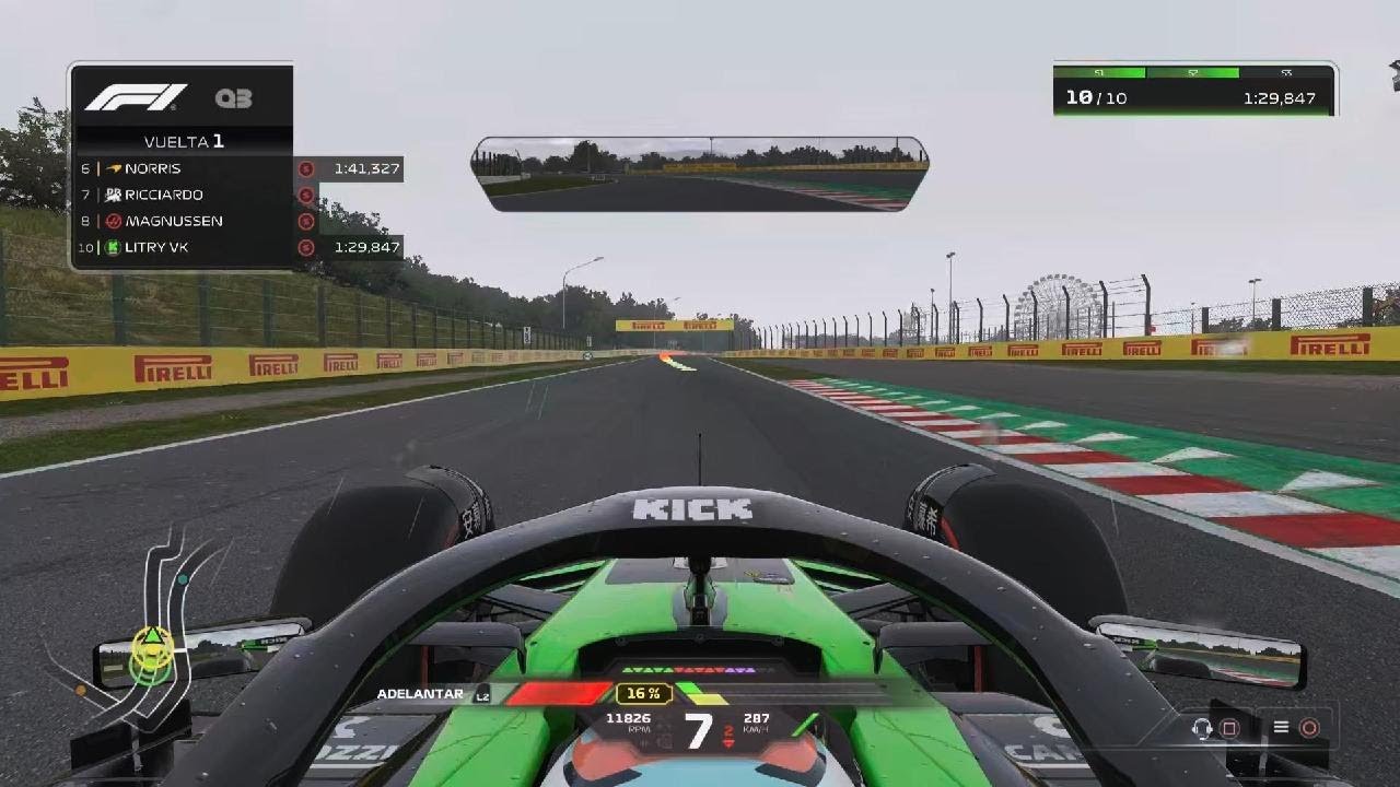 F124 Modo trayectoria En F1 con Sauber episodio5 Circuito de Suzuka ...