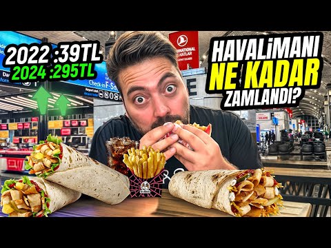 SABİHA GÖKÇEN HAVALİMANIN’DA YEMEKLER NE KADAR ZAMLANDI ?