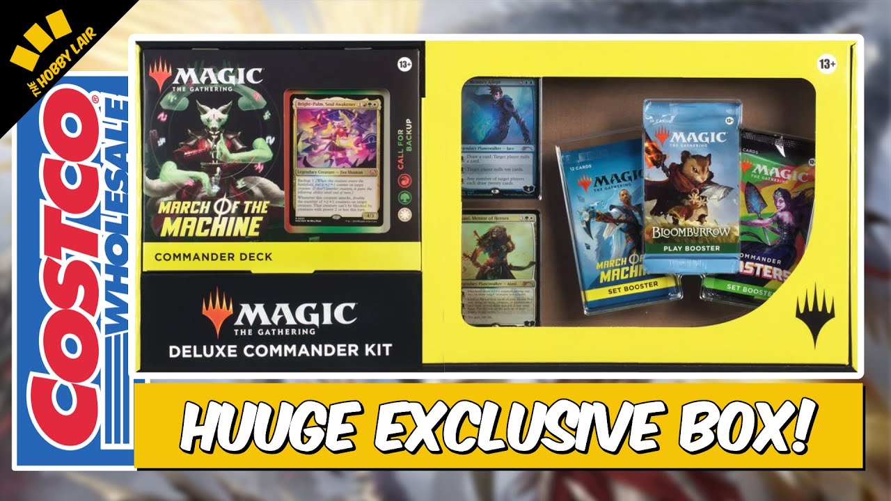 COSTCO EXCLUSIVE Deluxe Commander Bundle Opening! MTG Precon + 3 ...