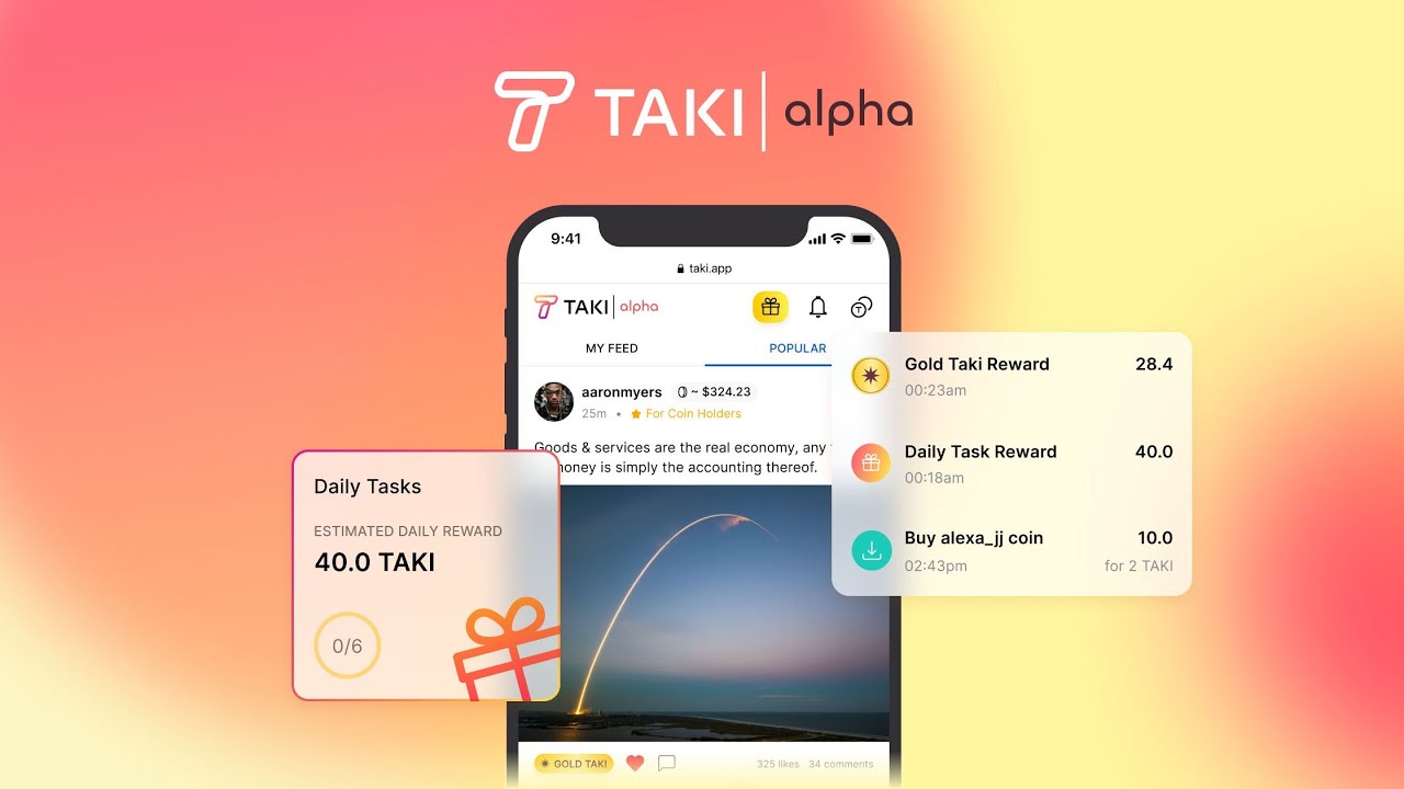 Taki App Sosyal Medya Platformu I Solana Ağı Taki Tokeni Bekleme ...