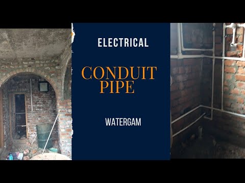 electrical conduit concealed fitting - YouTube
