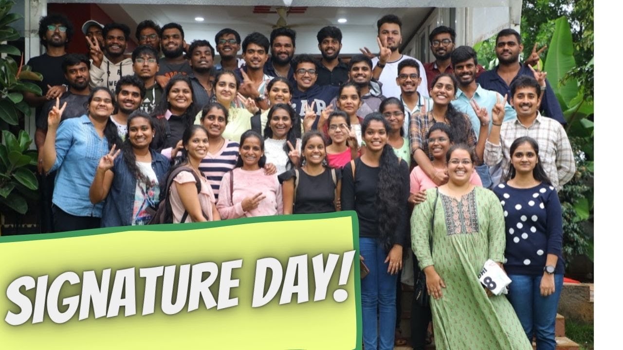 SIGNATURE DAY | Part-2 | 2017-2021 |B.tech - YouTube