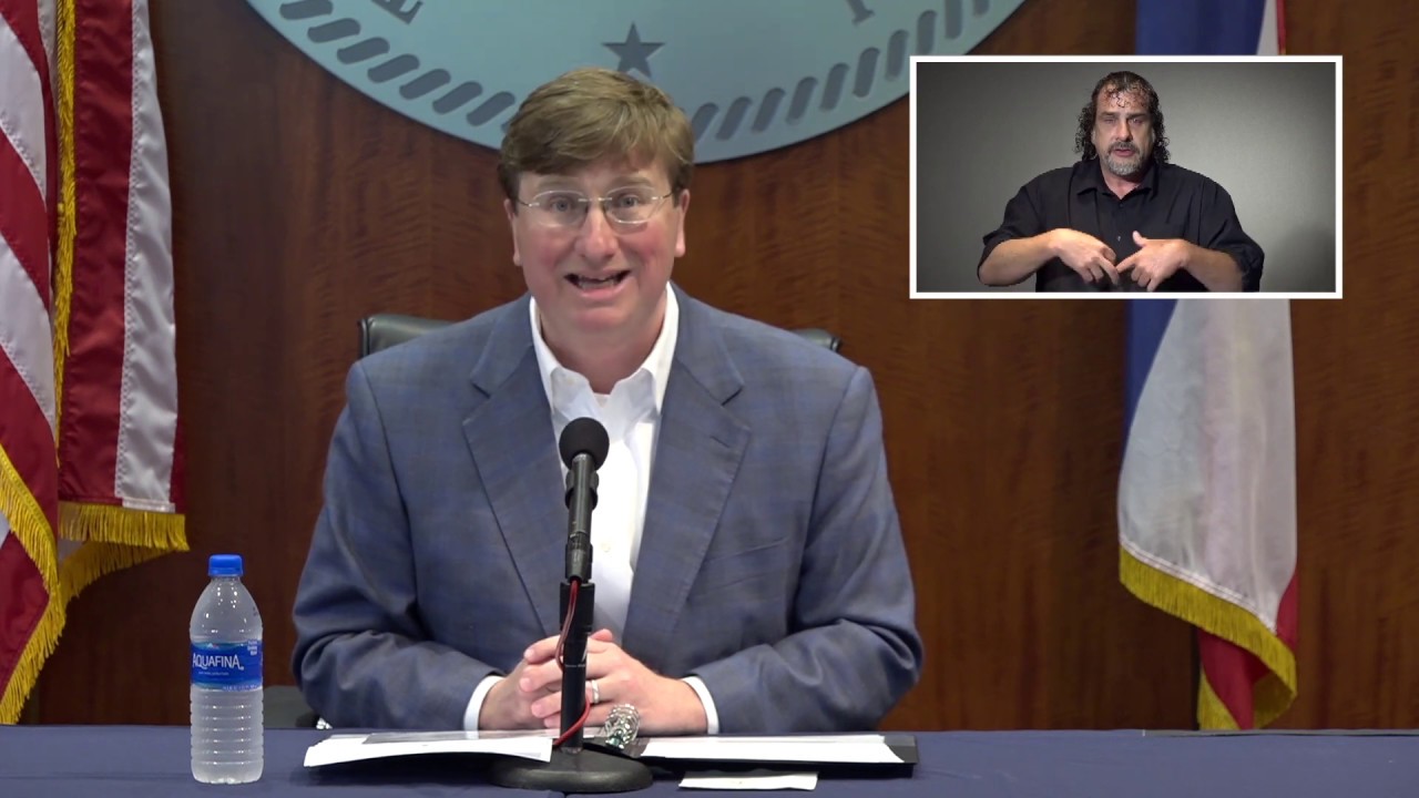 MPB LIVE: Governor Tate Reeves COVID-19 Update (5/13/2020) - YouTube